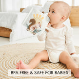 Soft Baby Book with Touch and Feel Pages - Cute Sensory Book for Babie ...